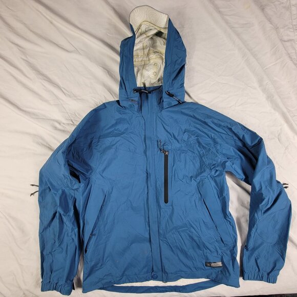 REI | Jackets & Coats | Rei Mens Medium Blue Rain Windbreaker Jacket ...